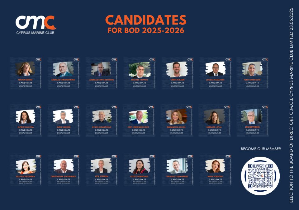 BOD 2025-2026 - Cyprus Marine Club Limited